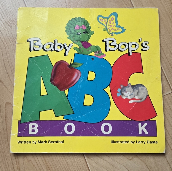 Vintage | Toys | Vintage 99s Barney Baby Bop Abc Paperback Book | Poshmark